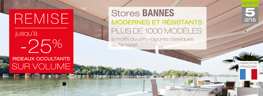 Stores sur mesure et rideaux sur mesure en ligne : livraison 0 EUR
