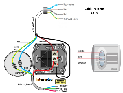 Branchement Electrique Store Banne