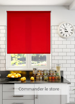 Quels stores et rideaux dans une couleur rouge