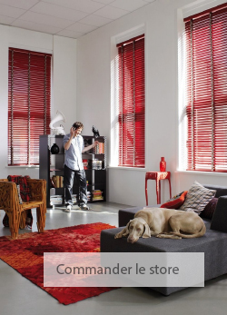 Quels stores et rideaux dans une couleur rouge