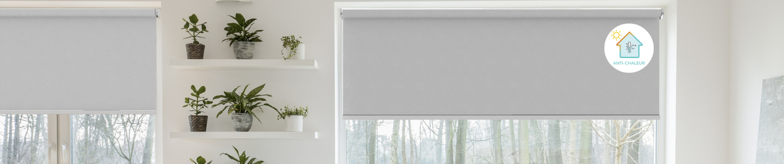 Store anti chaleur sur mesure : store thermique avec/sans perçage