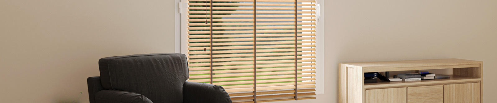 Store vénitien sur-mesure : aluminium ou bois