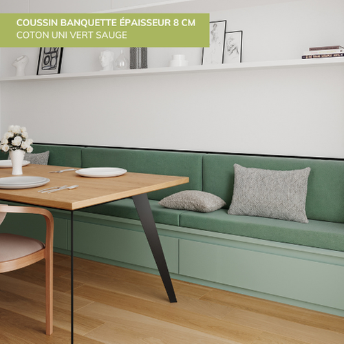 Coussin banquette intérieur sur mesure - Qualité Made in France