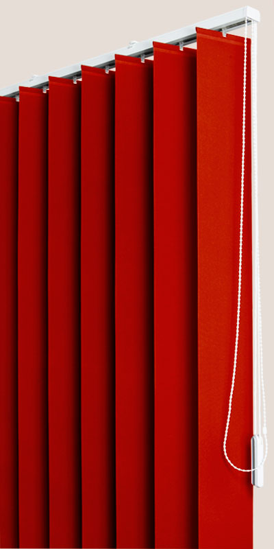 Quels stores et rideaux dans une couleur rouge