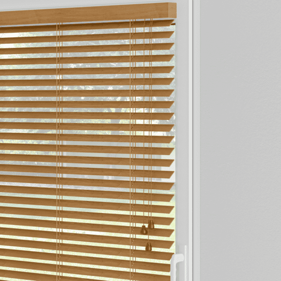 Store venitien bois sur mesure : store lamelle avec / sans perçage